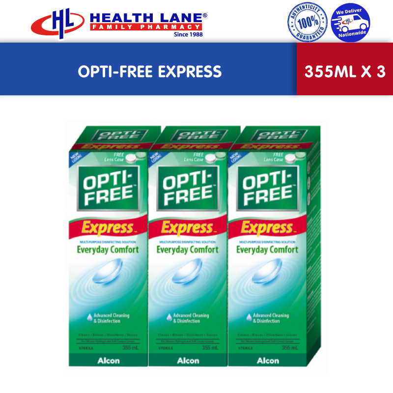 Opti-Free Express (355ml x 3) | Shopee Malaysia