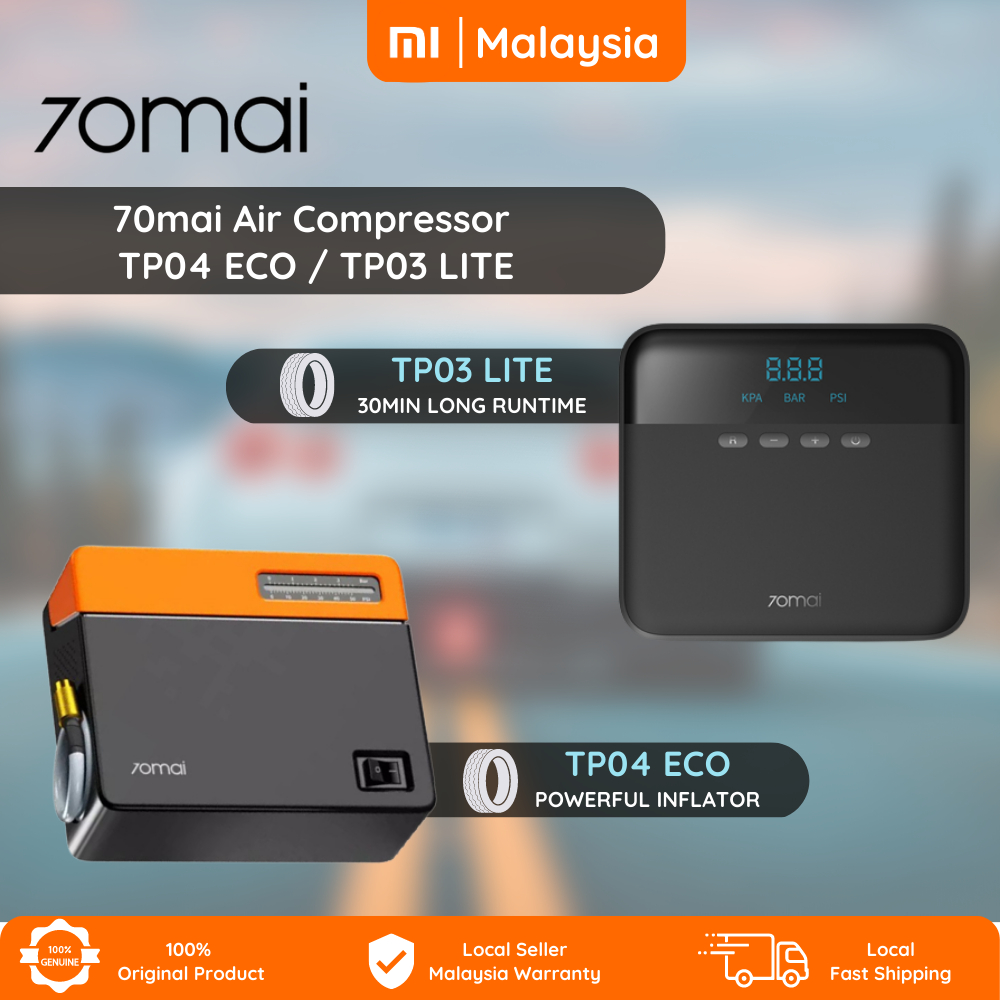 Xiaomi 70mai Air Compressor Lite TP03 / 70mai Air Compressor Eco TP04 ...