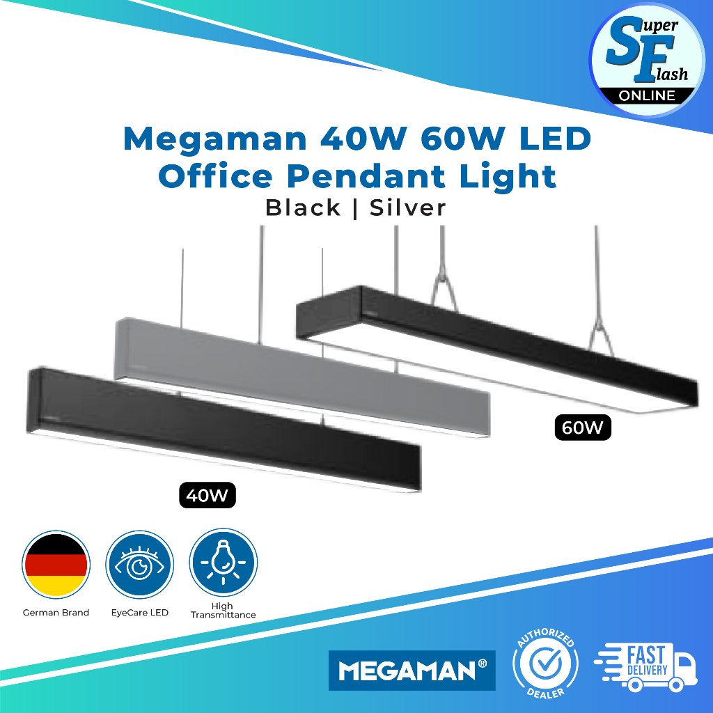 Megaman 40W/60W LED Office/Pandant Light creative personality stitching ...