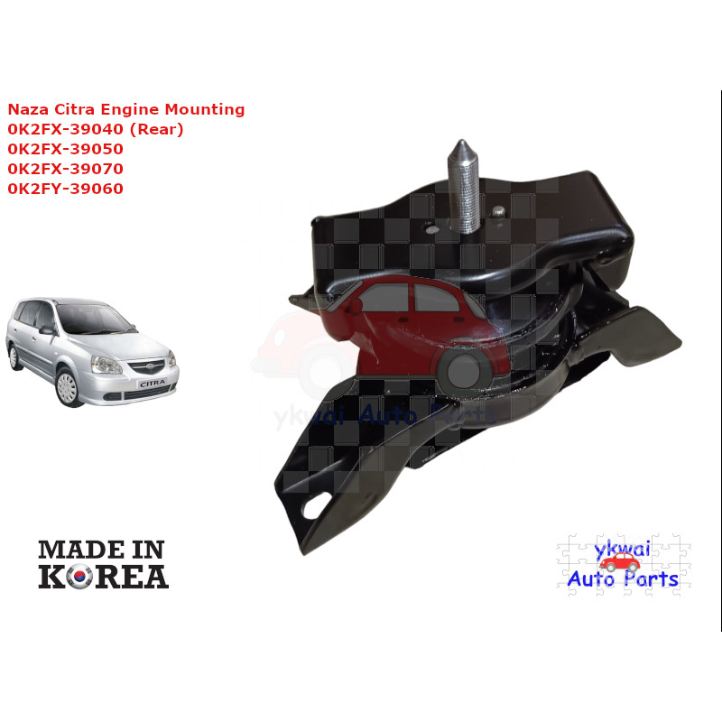 Naza Citra 2.0 (2005-2012) Engine Mounting Kit - 0K2FX-39040/39050 ...