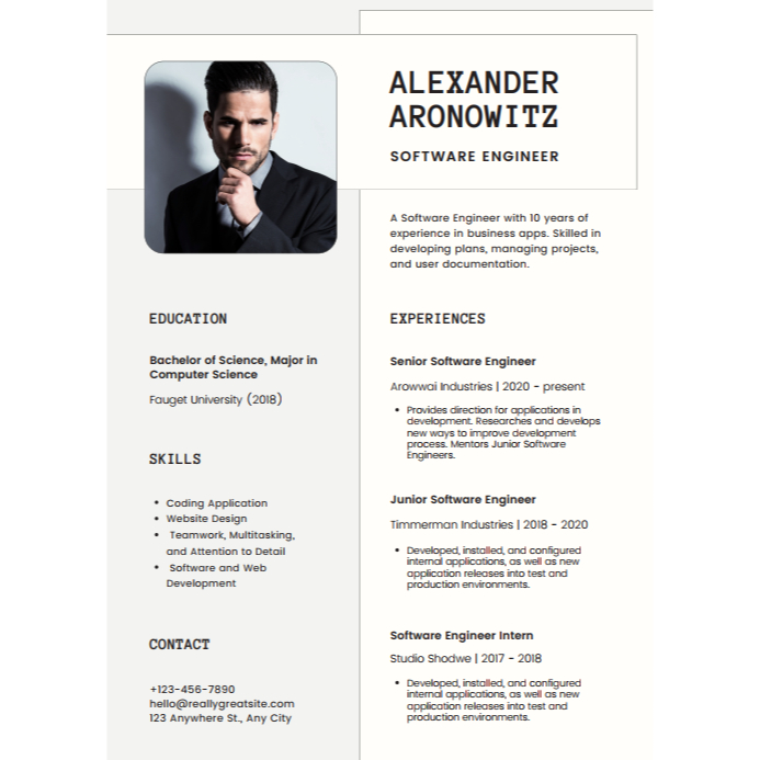 [Resume/CV/CL] Total 10 Resume Templates 2023 | Shopee Malaysia