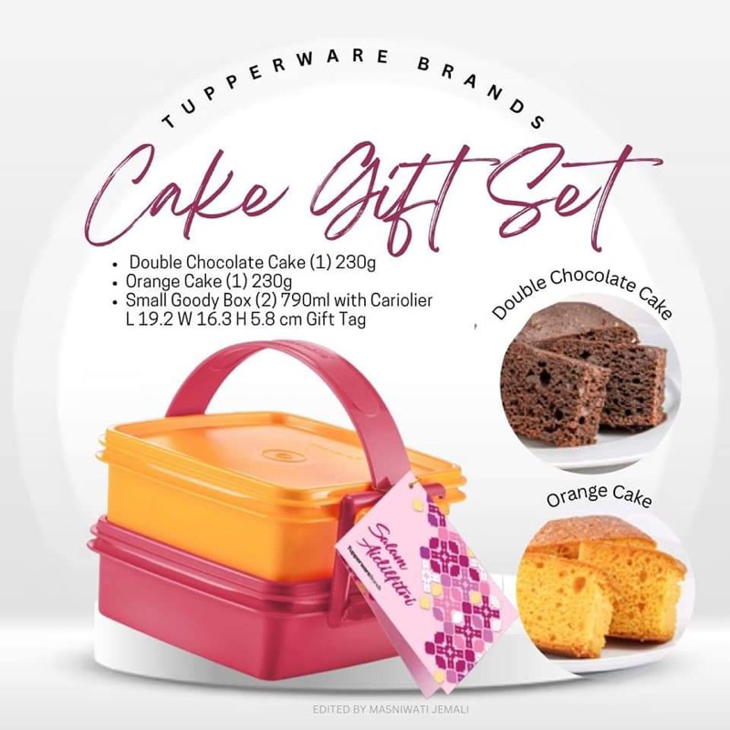 (READY STOCK) Cake Raya 2023 Tupperware | Shopee Malaysia