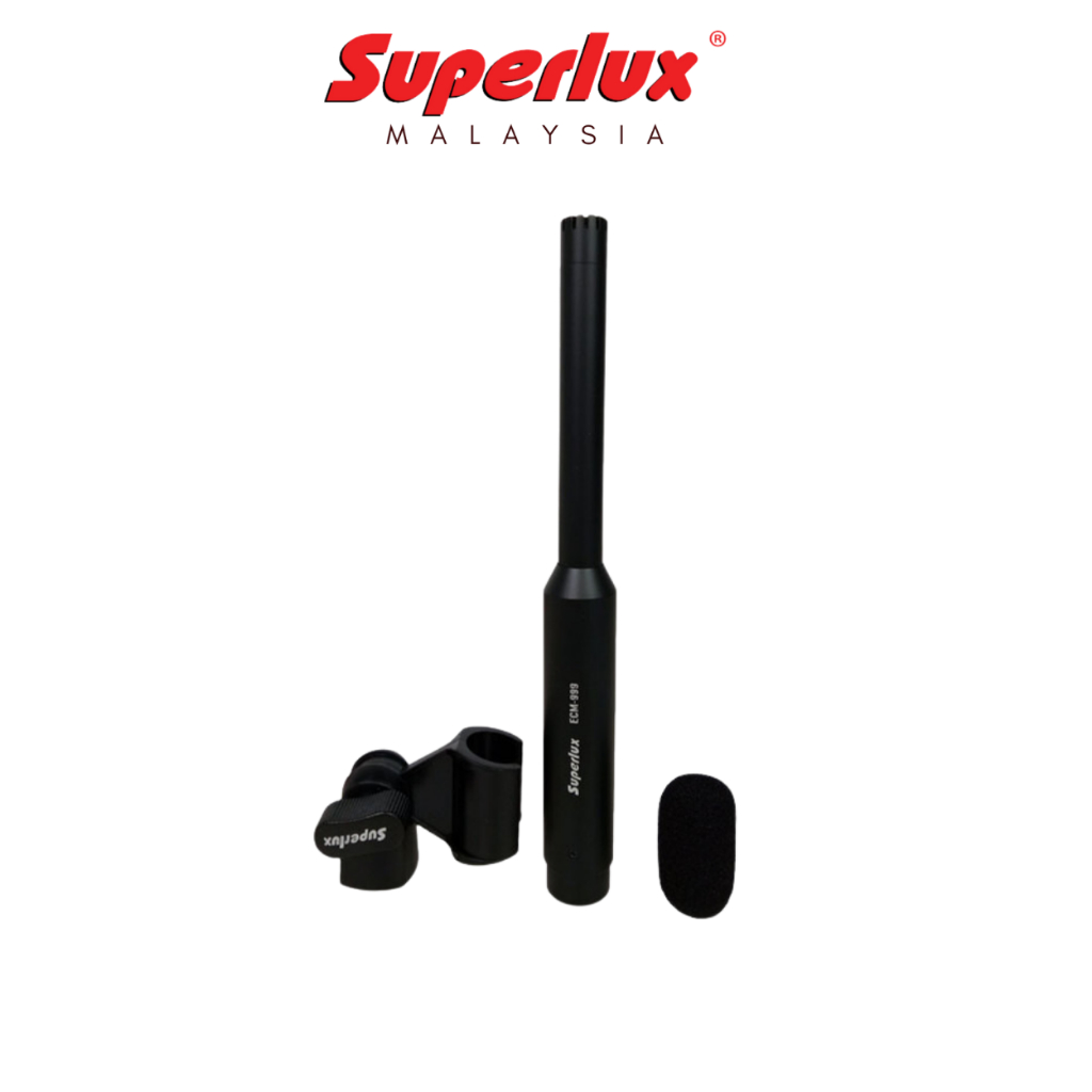 SUPERLUX ECM-999 (ECM999) REFERENCE CONDENSER MIC MEASUREMENT MICROPHONE | Shopee Malaysia