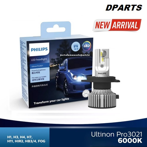 ORIGINAL PHILIPS LED PRO3021 ULTINON ESSENTIAL G3 12V / 24V 6000K WHITE LIGHT H4 , H7 , H8 , H11 ...