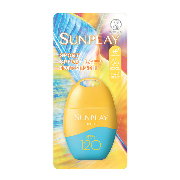Mentholatum Sunplay Sport Sunscreen 120 SPF 50+ PA++++ (4 hours Water ...