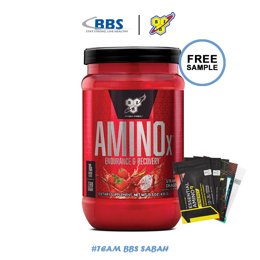 BSN Amino X (30 servings) - Amino Acid, BCAAs, Muscle Recovery ...
