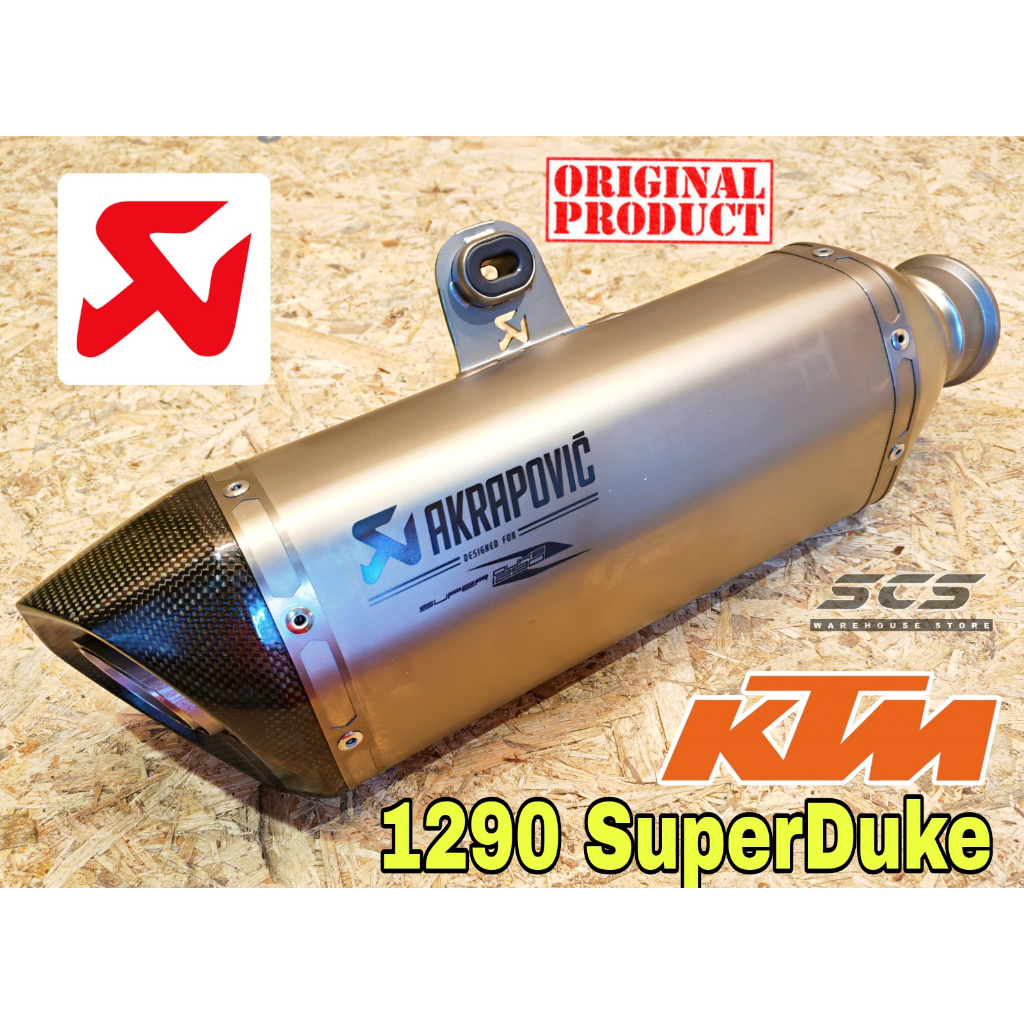 61405979100 Akrapovic Original Exhaust KTM 1290 SUPERDUKE R ABS Ekzos ...