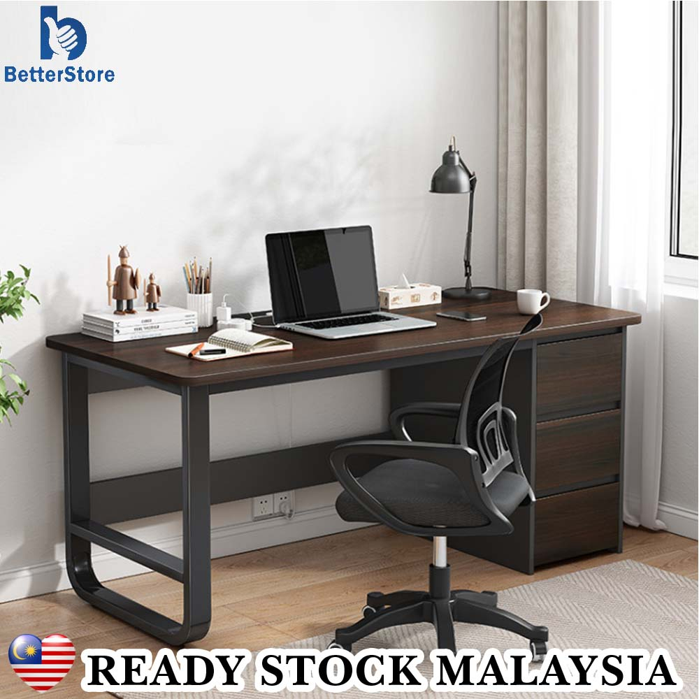 BS Office Table Computer Desk Study Table Home Office Desk with 3 ...
