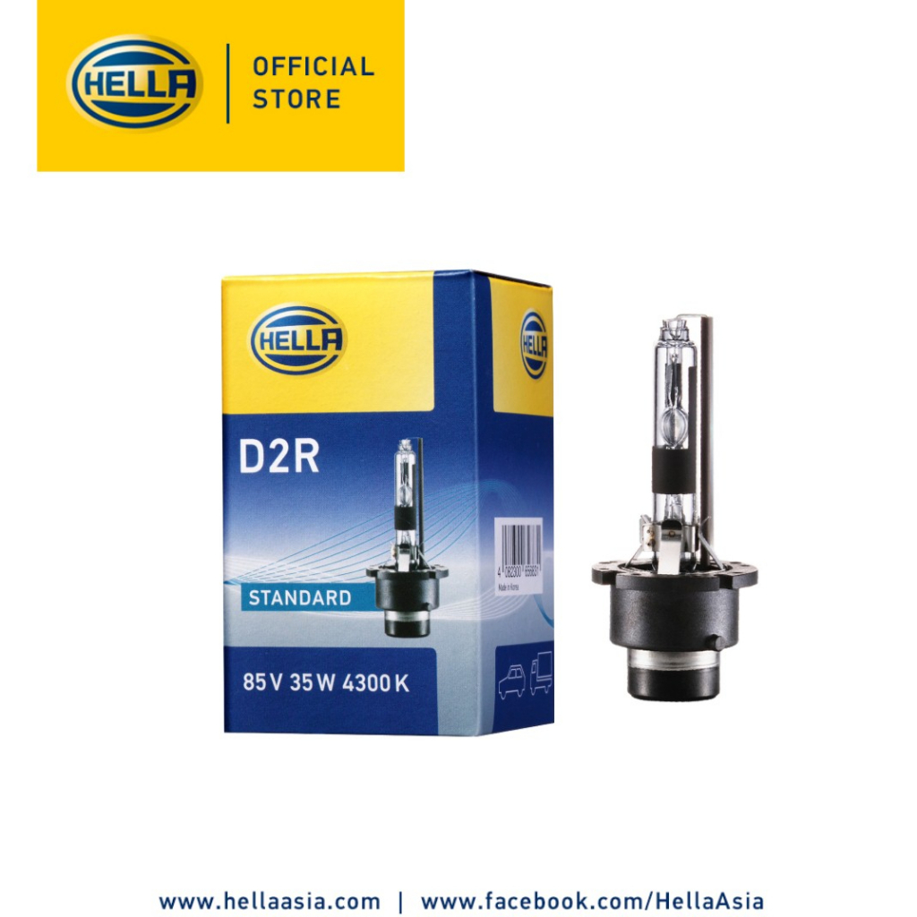 HELLA HID Xenon Headlight Bulb (all models) 4300K, 5000K, 6000K D1S D2S ...