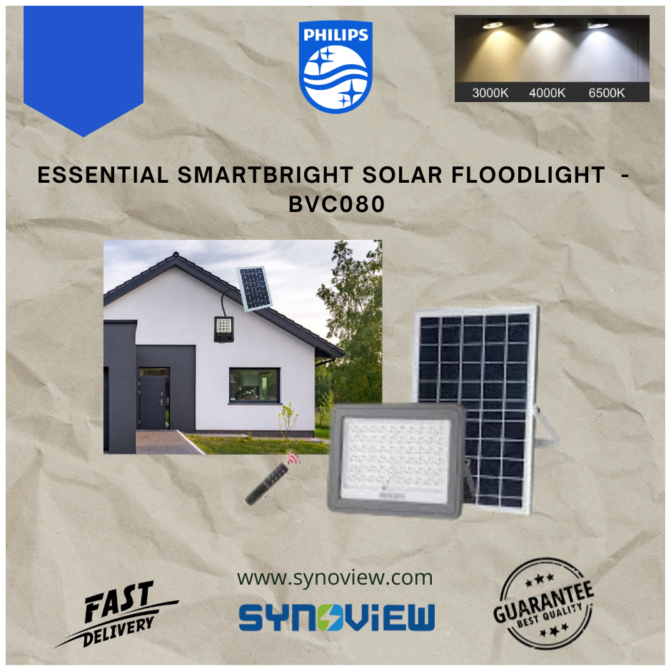 Philips Essential SmartBright Solar Floodlight | Shopee Malaysia