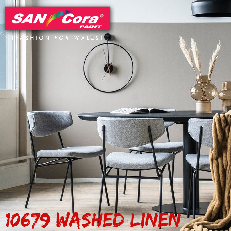 SINAR SANCORA 10679 WASHED LINEN 5 LITER I EMULSION Interior Exterior ...