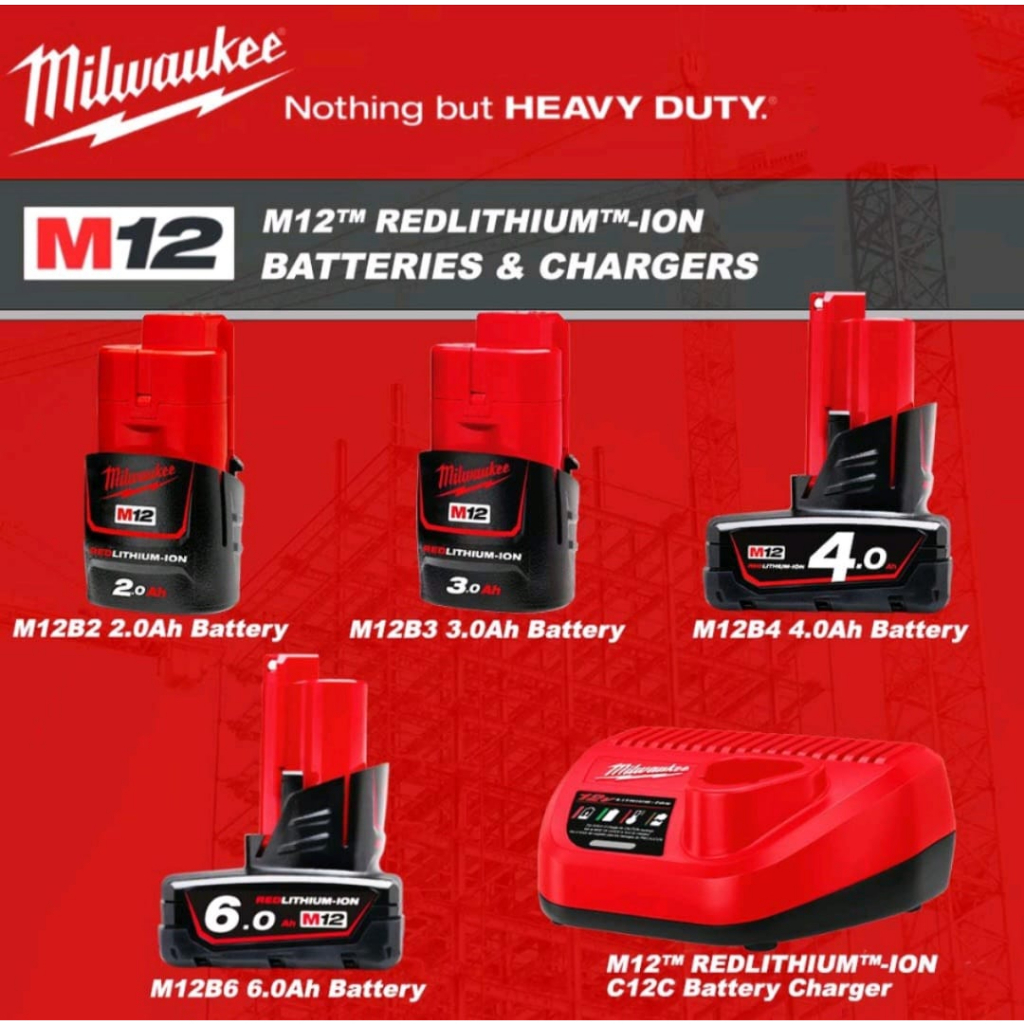 M12 Batteries RED-LITHIUM™-ION Battery | Shopee Malaysia