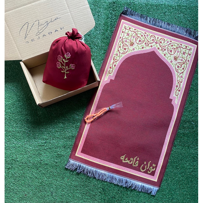 Ramadhan Gift Set Telekung Travel Pourch dan Sejadah Mini FREE Ukir ...