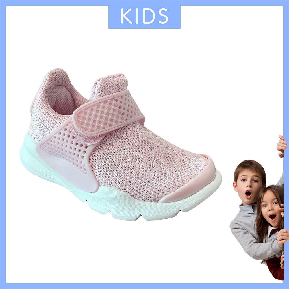Girl Kids Casual Fashion Sport Shoes Kasut Budak Pink AX1907 | Shopee ...