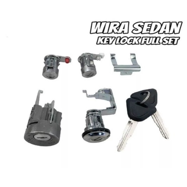 PROTON WIRA SEDAN / AEROBACK KEY LOCK FULL SET | Shopee Malaysia