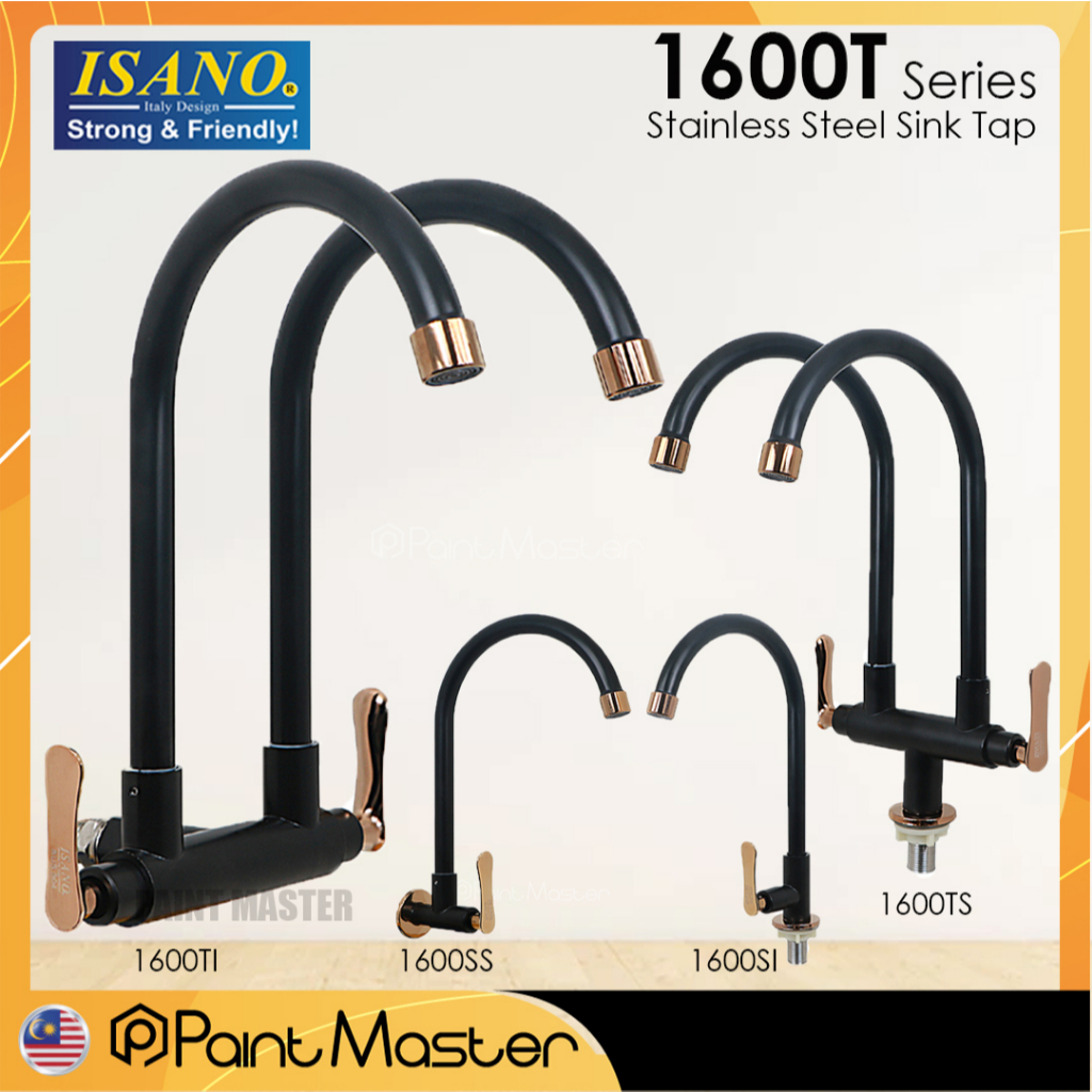 Stainless Steel SUS304 Kitchen Sink Tap Water Tap Paip Singki Dapur ...