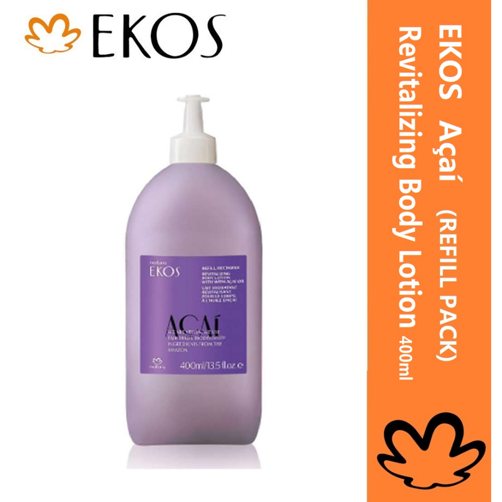 EKOS Açaí Revitalizing Body Lotion 400ml (Refill Pack) | Shopee Malaysia