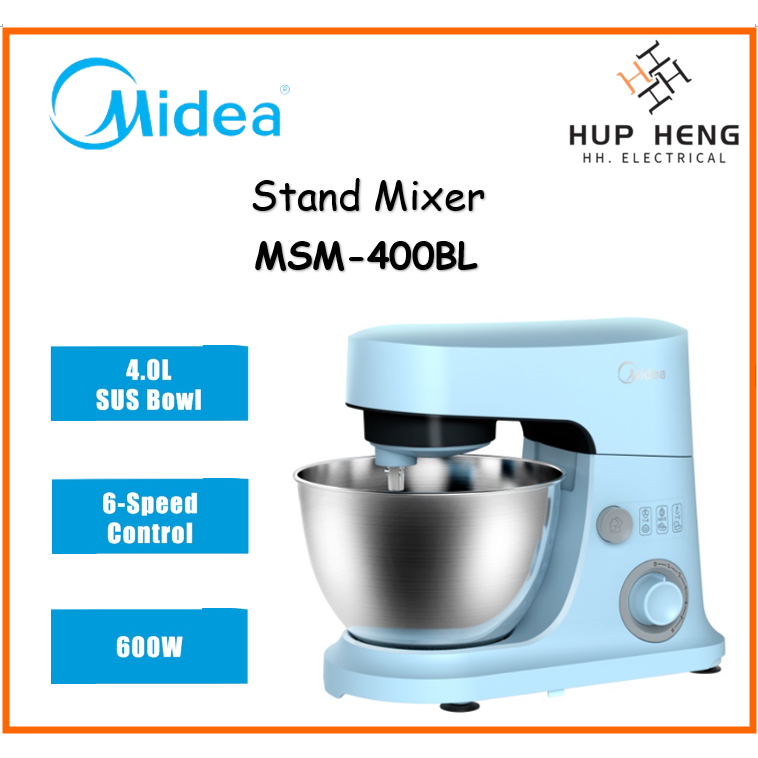Midea 4L Stand Mixer (600W) MSM-400BL | Shopee Malaysia
