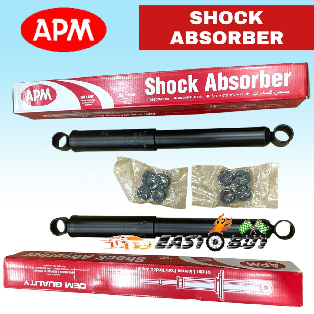 (100% ORIGINAL) APM REAR BELAKANG SHOCK ABSORBER GAS SHOCK NISSAN ...