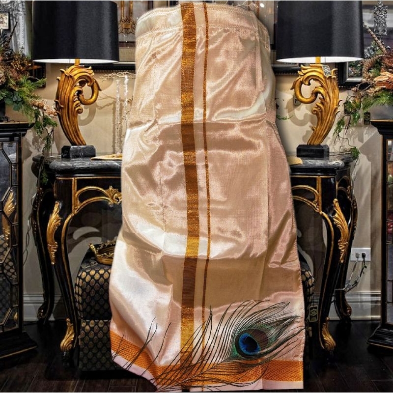 The Royal Asha Silk Kids Dhoti With Readymade Velcro Straps For Baby ...