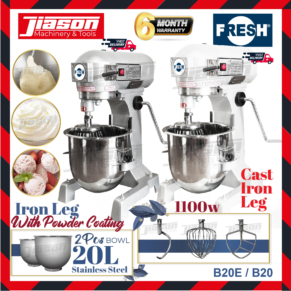 FRESH B20 / B20E / B20-E 20L Universal Stand Mixer / Food Mixer 1100W ...
