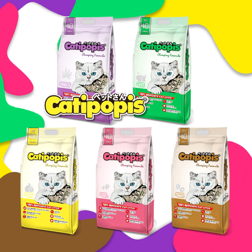 CATIPOPIS CAT LITTER 10L (10KG) | Shopee Malaysia