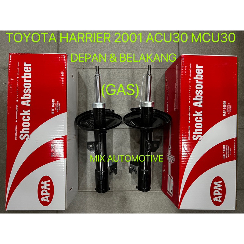 100% APM SHOCK ABSORBER FOR TOYOTA HARRIER ACU30 MCU30 HARRIER 2001 ...