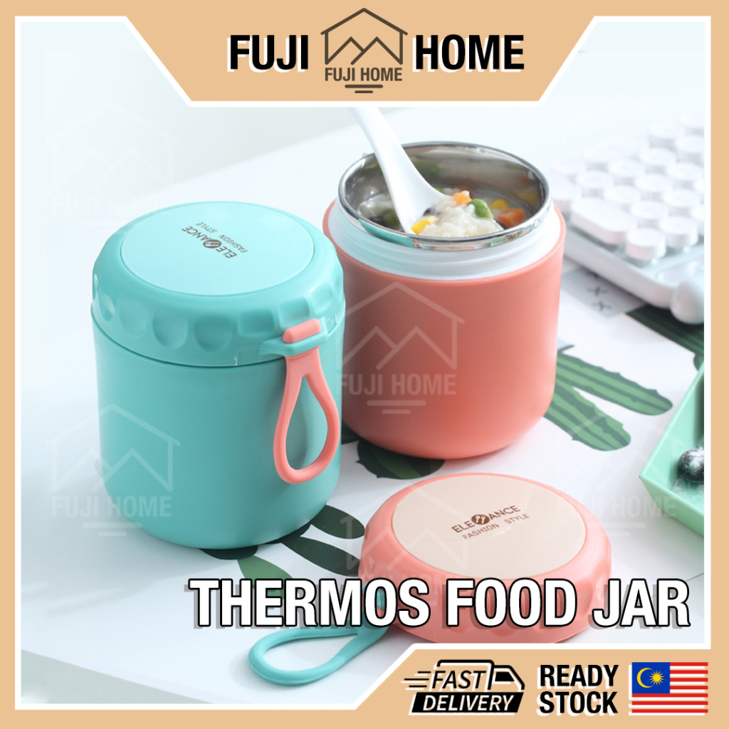 🏠READY STOCK🏠Food Jar Thermos Soup Porridge Warmer Food Container 304 ...