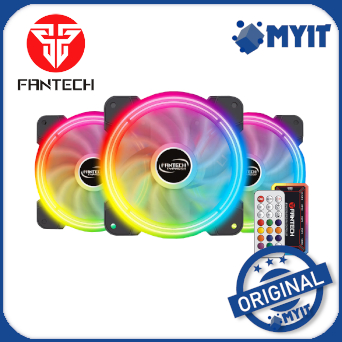 Fantech FB-302 Typhoon RGB Cooling Fan with Controller Box and Remote ...
