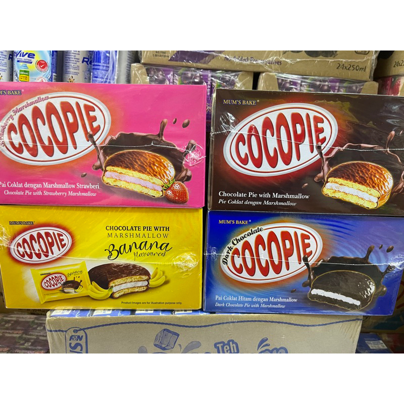 Mum's Bake Cocopie Chocolate Pie with Marshmallow (25g x 24 Packs ...