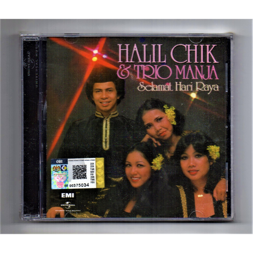 Halil Chik & Trio Manja - Selamat Hari Raya ( CD ) | Shopee Malaysia