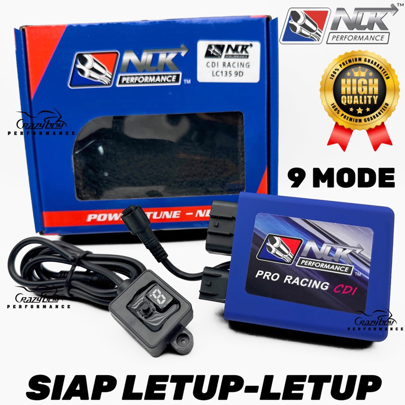 NLK PERFORMANCE RACING CDI 9 MODE🔥SIAP LETUP🔥LC135 V1 V2 V3 V4 V5 V6 V7 ...