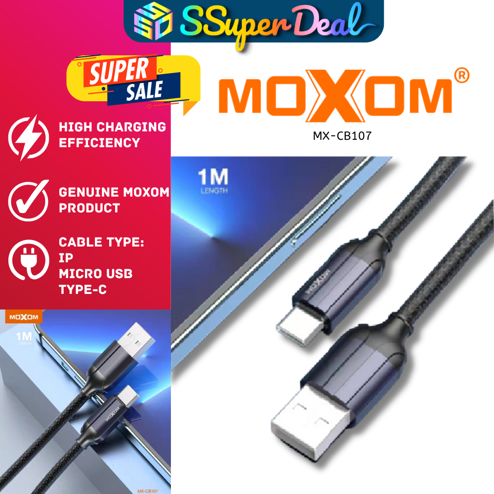 Moxom MX-CB107 TPE Data Cable | Shopee Malaysia