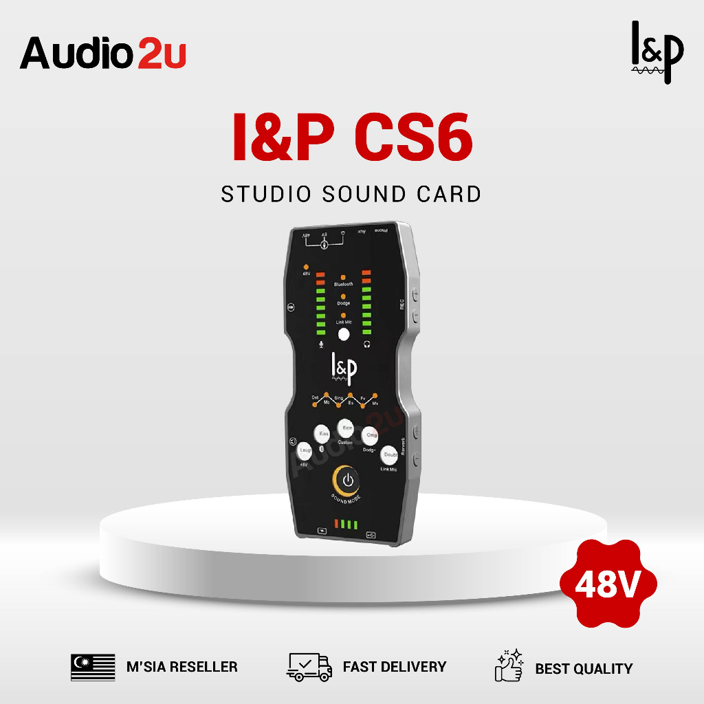 I&p CS6 Lossless Digital Phone Sound Card (48V) | Shopee Malaysia