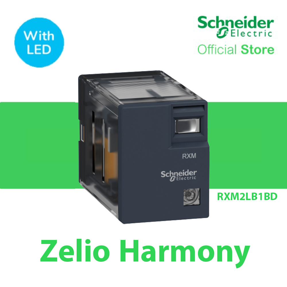 Schneider Electric Zelio Harmony Miniature Plug-In Relay 5A 2CO without LED | Shopee Malaysia