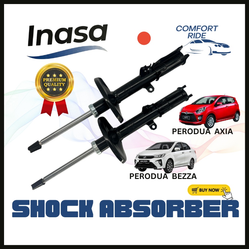 INASA Front Shock Absorber Bezza Perodua Axia High Quality Suspension ...