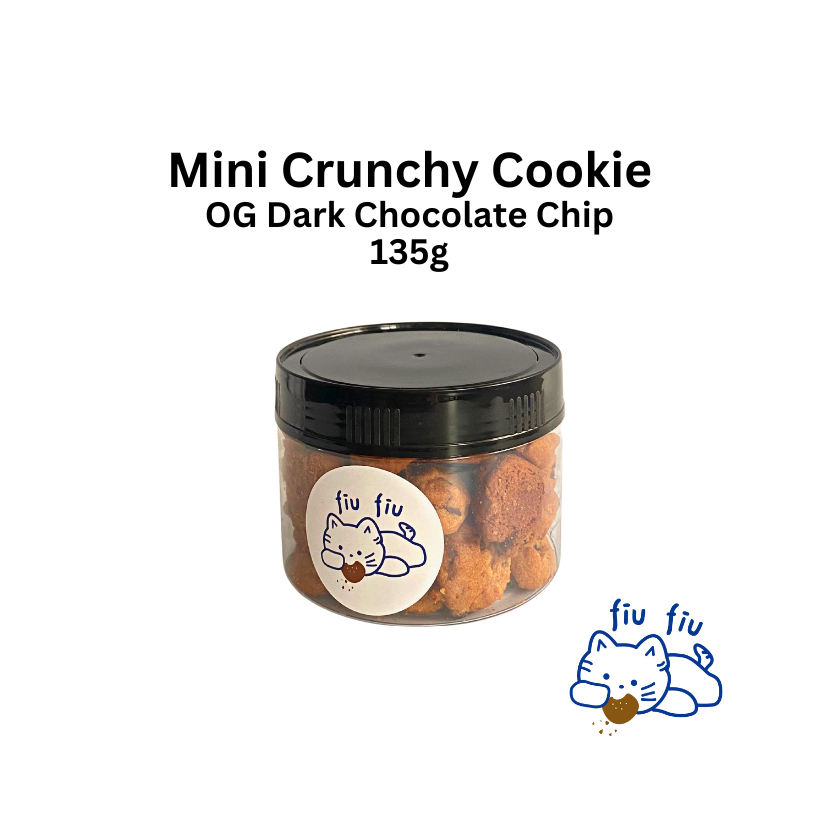 Mini Crunchy Cookie - OG Dark Chocolate Chip (135g±) Famous Amos Sedap ...