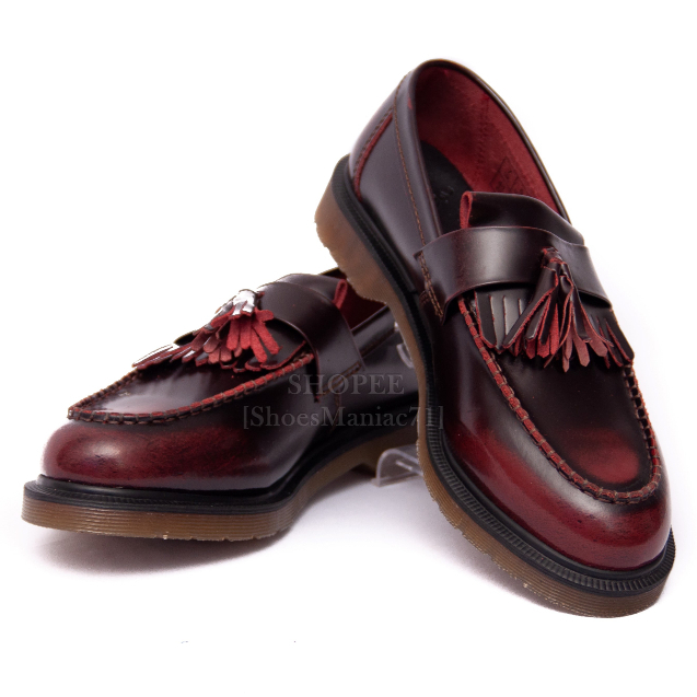 [READY STOCK ORIGINAL] Dr Martens Tassel Loafer Rub Red Original ...