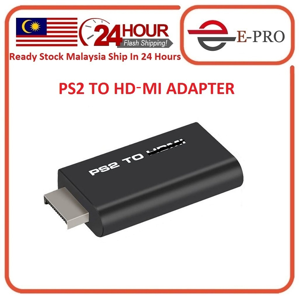 PS2 to HD-MI Converter Adapter Video AV Adapter for Sony PS2 ...