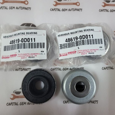 TOYOTA ORIGINAL FRONT ABSORBER MOUNTING BEARING FOR VIOS NCP93(48619 ...