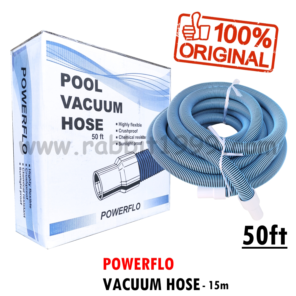 POWERFLO VACUUM HOSE - swimming pool vacuum hose / vacuum hose 15m ...