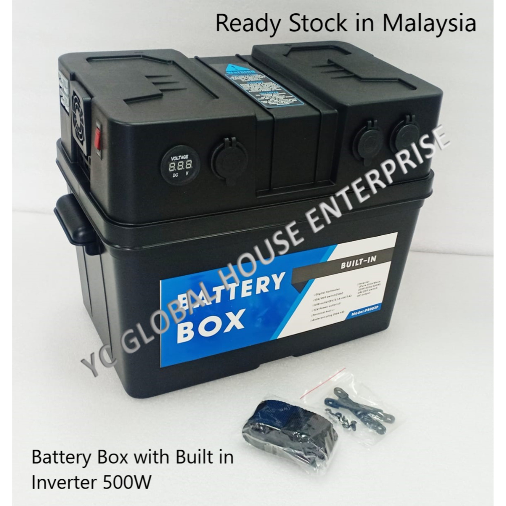 Multifunctional oat Marine Car Battery Box Anderson Socket Lithium ...