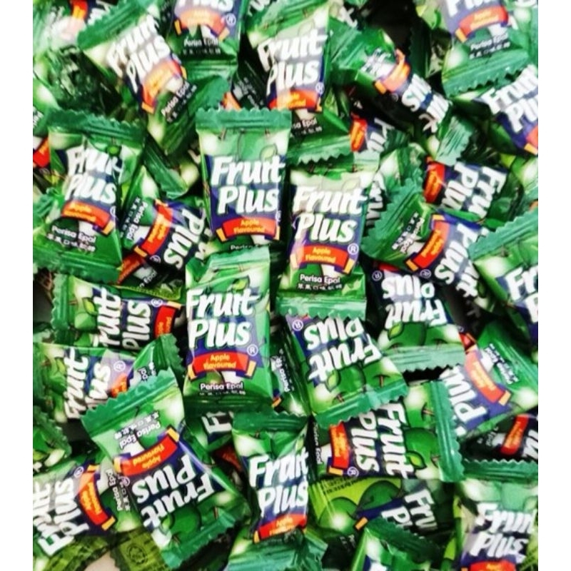 Fruit Plus Apple Chewy Candy Gula-Gula Epal | Shopee Malaysia