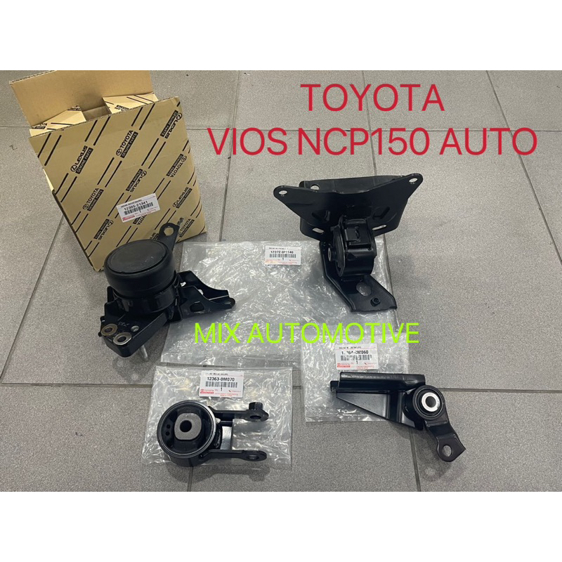 100% ORIGINAL TOYOTA VIOS NCP150 AUTO ENGINE MOUNTING SET MADE IN JAPAN ...