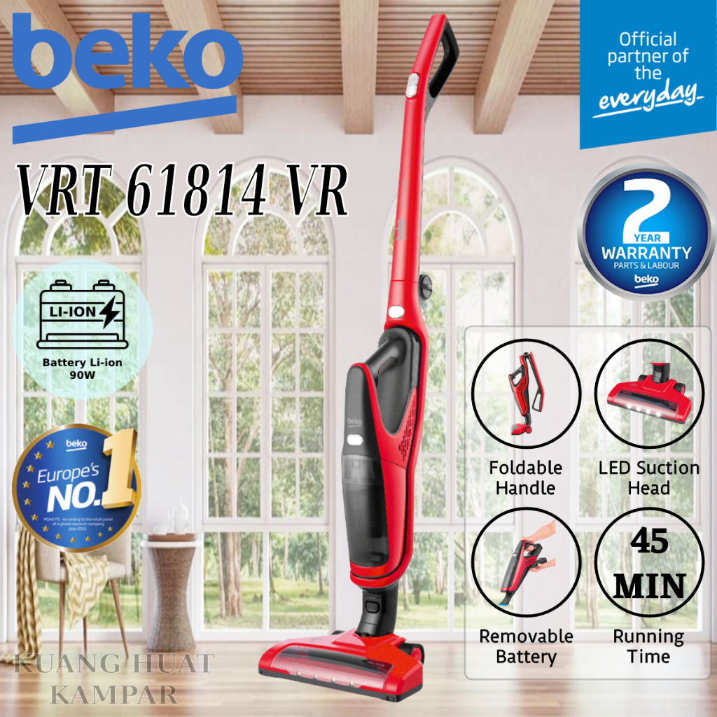 BEKO 14.4V STICK VACUUM VRT61814VR / VRT-61814VR / VRT 61814 VR ...