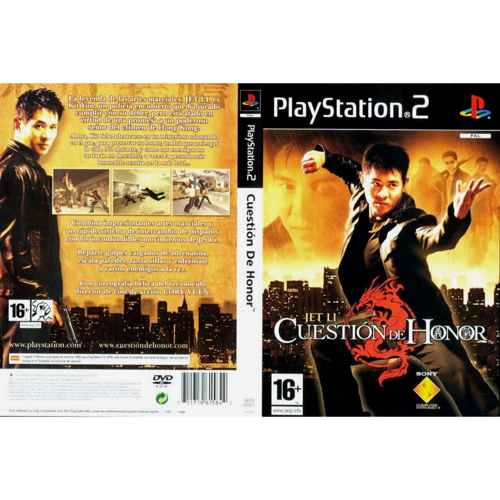 PS2 Game Rise To Honour Jet Li (GOLD DISC) | Shopee Malaysia