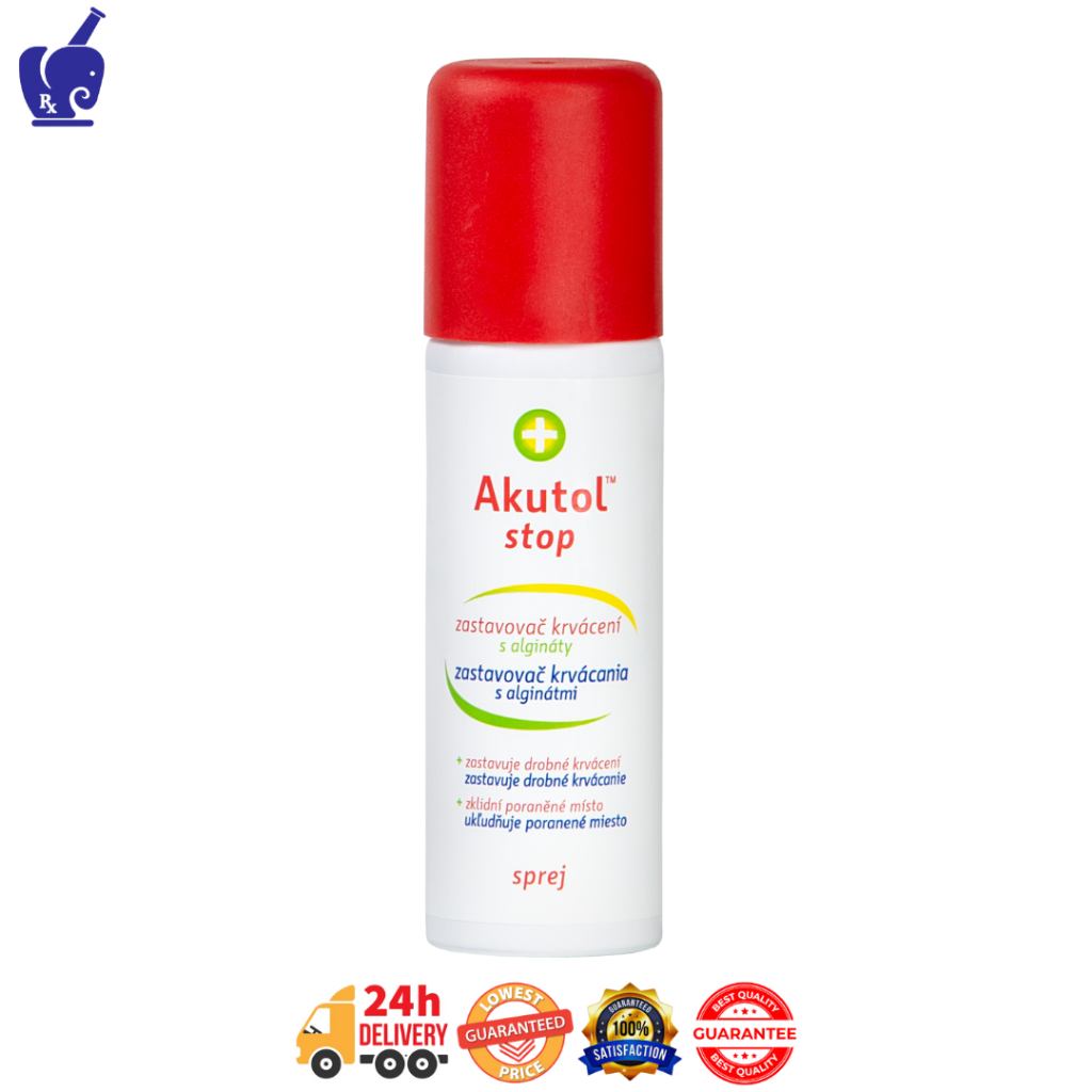 Akutol Stop Bleeding Stop With Alginate Spray 60ml | Shopee Malaysia