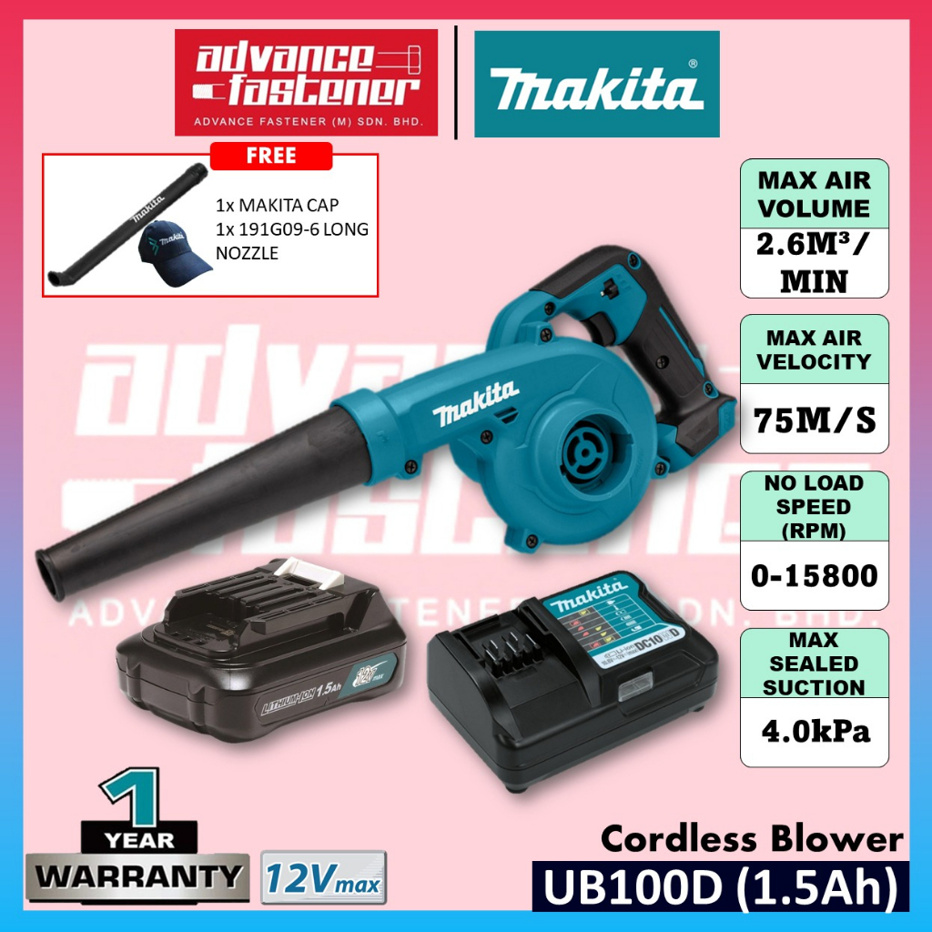 MAKITA UB100 / UB100D / UB100DZ 12Vmax Cordless Blower UB101 | Shopee Malaysia