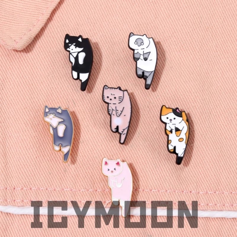 Enamel Pins : Cat Cute Pickup Animal Pets Universe Fantasy Design [PO ...