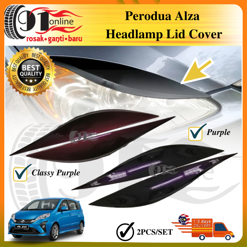 PERODUA ALZA HEADLAMP EYELID COVER | Shopee Malaysia